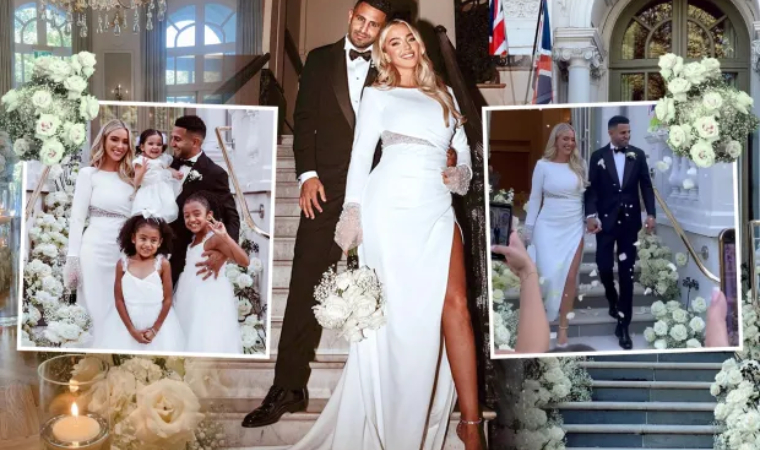 Taylor Ward and Riyad Mahrez marry for a THIRD time at House Of Gucci ...