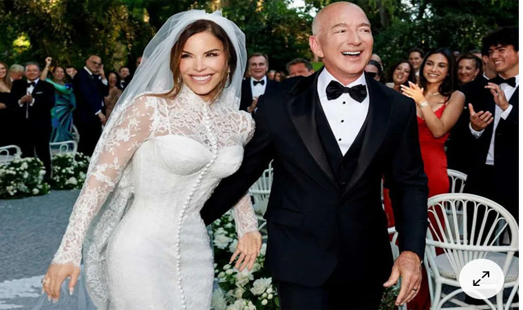 Jeff Bezos and Lauren Sanchez's wedding invitation revealed; strange ...